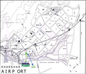 Anmol Developers Anmol Planet Map - Sector 10 Kharghar, Mumbai Navi Location Map