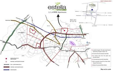 Sidhartha Buildhome and Ansal Housing Ansal Estella Map - Sector-103 ...