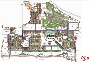 Ansal API Santushti Enclave Map - Sushant Golf City, Lucknow Location Map