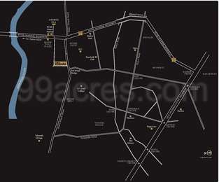 Anshul Group Anshul Kosmas Map - Moshi, Pune Location Map