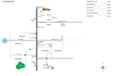 Anshul Group Anshul Kanvas Map - Wagholi, Pune Location Map