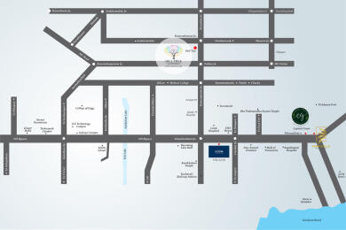Anta Builders Anta Hill Tree Map - Marappalam, Trivandrum Location Map