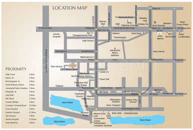 Anta Builders Anta Queens Garden Map - Kaloor, Kochi Location Map