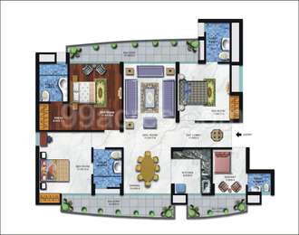 3 BHK Apartment / Flat for sale in Antriksh Nature Sector-52 Noida ...