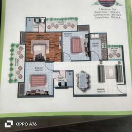 2 BHK Apartment / Flat for sale in Antriksh NRI City Sidcul NH 73 Haridwar - 915 Sq. Ft.- 5th ...