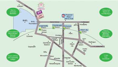 Anu Teja Constructions Builders Anutejas Lakshmi Villas Map ...