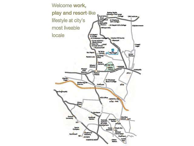 Meda Heights Huda Complex, Hyderabad Resale Price List, Brochure, Floor ...