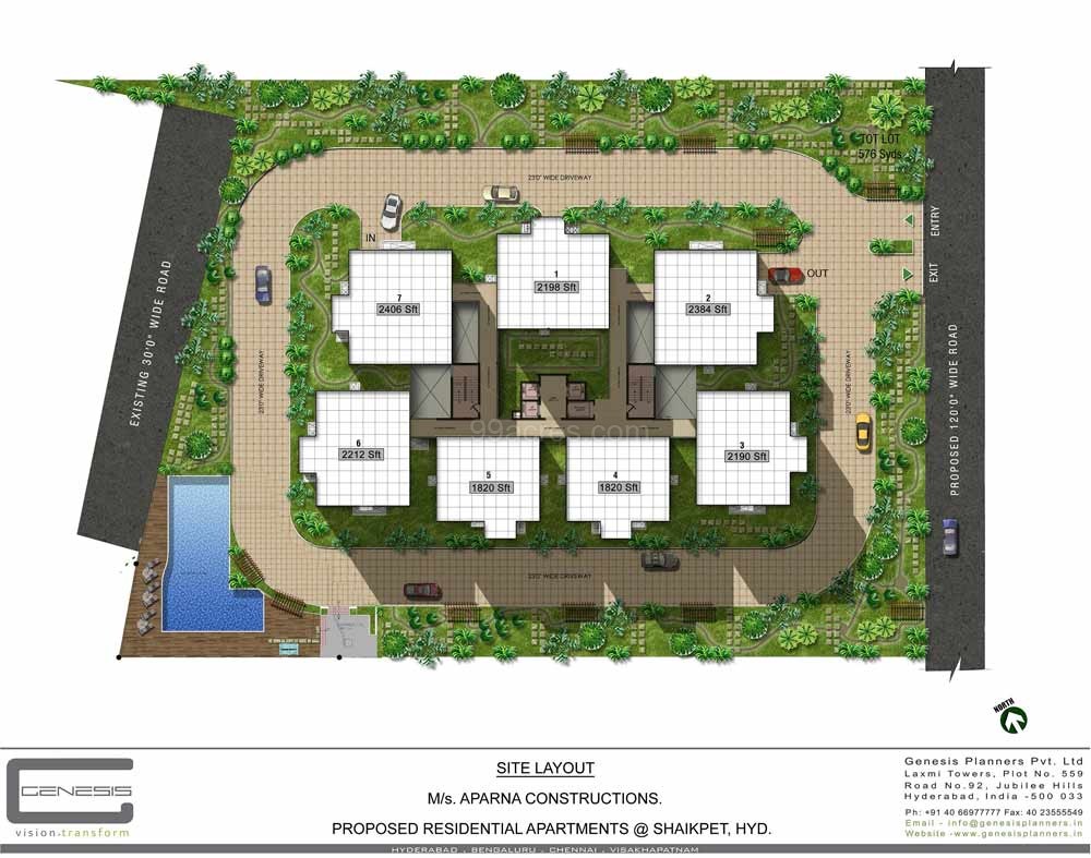 Aparna Constructions and Estates Aparna Aura Floor Plan - Aparna Aura ...