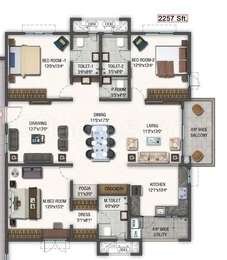 3 BHK Apartment / Flat for sale in Aparna Zenon Puppalaguda Hyderabad ...