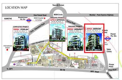 Apex Buildtech Apex Arrow Map - Karanjade, Navi Mumbai Location Map