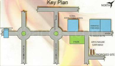 Apna Ghar Infracom Apna Ghar Map - Sector 73, Noida Location Map