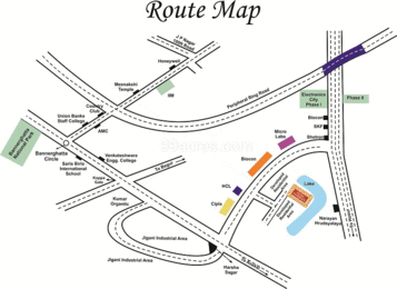 Apna Sapna Builders Apna Sapna Aangan Map - Hosur Road, Bangalore ...