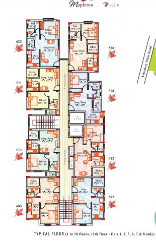 1 BHK / Bedroom Apartment / Flat for rent in Appaswamy Mapleton ...