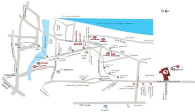 Appaswamy Real Estates Builders Appaswamy Mapleton Map - Pallikaranai ...