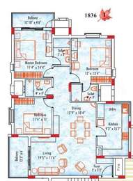 1 BHK / Bedroom Apartment / Flat for rent in Appaswamy Mapleton ...