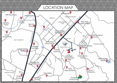 APR Realty APR Emerald Map - Dombivli East, Mumbai Location Map