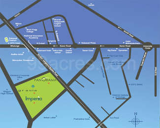Apratim Group Apratim Panorama Map - Baner, Pune Location Map