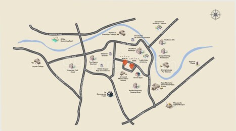 AR Foundations AR Amara Ahilya Map - Nungambakkam, Chennai Location Map