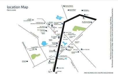 Arattukulam Developers Aratt Alchemy One Map - Old Madras Road ...