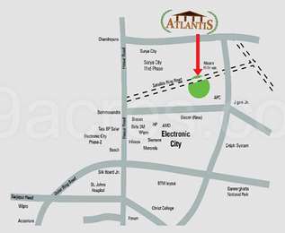 Arattukulam Developers Aratt Atlantis Map - Anekal, Bangalore South ...