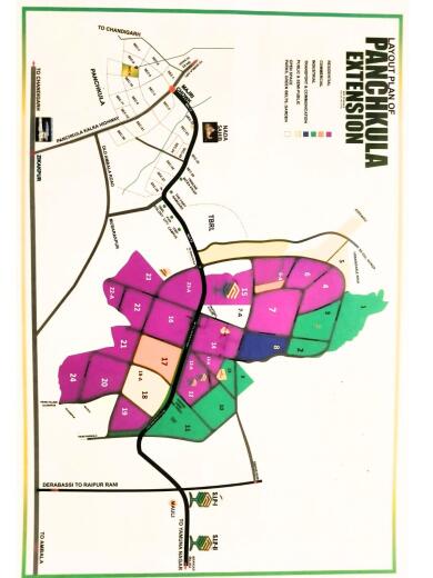 Aravali Infratech Aravali Hill View Estate Map - Sector 14 Panchkula ...