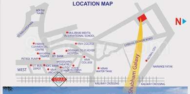 Arham Realtors Builders Arham Shubham Galaxy Map - Virar West, Mumbai ...