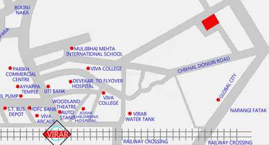 Arham Realtors Builders Arham Shubham Paradise Map - Mira Road, Mira ...