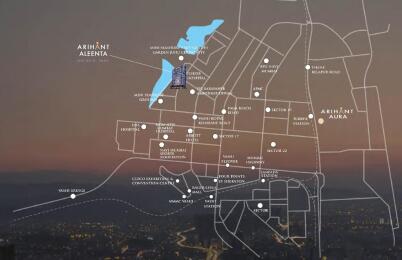 Arihant Superstructures Arihant Aleenta Map - Vashi, Navi Mumbai ...