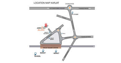 Arihant Superstructures Arihant Aloki Map - Karjat, Thane Location Map