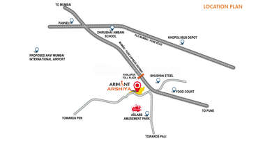 Arihant Superstructures Arihant Arshiya Map - Khalapur, Navi Mumbai ...