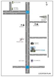 Ariisto Cloud Map - Vile Parle West, Mumbai Location Map