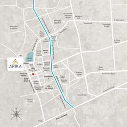 Aristo Group Aristo Arika Map - Bhayli, Vadodara Location Map