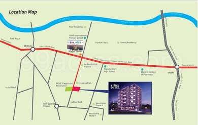 Arrow Realty Arrow Love Nest Map - Chikhali, Pune Location Map