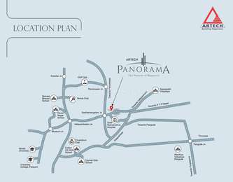 Artech Realtors Artech Panorama Map - Sasthamangalam, Trivandrum ...