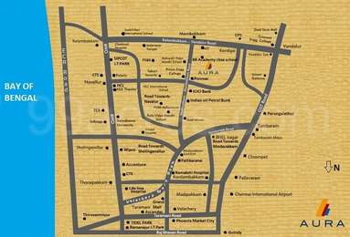 Artha Property Builders Artha Aura Skyline Map - Ponmar, Chennai ...