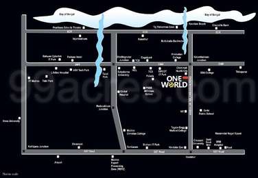 Artha Property Builders Artha One World Map - Vandalur, GST Road ...