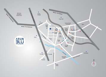 Arun Developers Arun Blu Map - Ravet, Pune Location Map