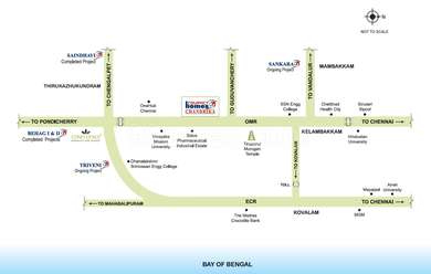 Arun Excello Builders Arun Excello Compact Homes Chandrika Map ...