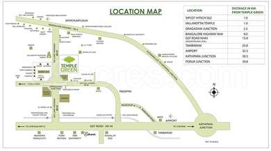 Arun Excello Builders Arun Excello Green Acres Map - Oragadam, Chennai ...