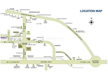 Arun Excello Builders Arun Compact Homes Lathangi Map - Oragadam ...