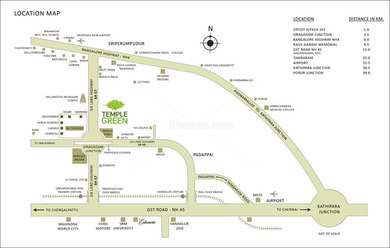 Arun Excello Builders Arun Excello Heights Map - Oragadam, Chennai ...