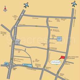 Arvind Builders Arvind Chitravathi Map - Hennur Gardens, Bangalore ...