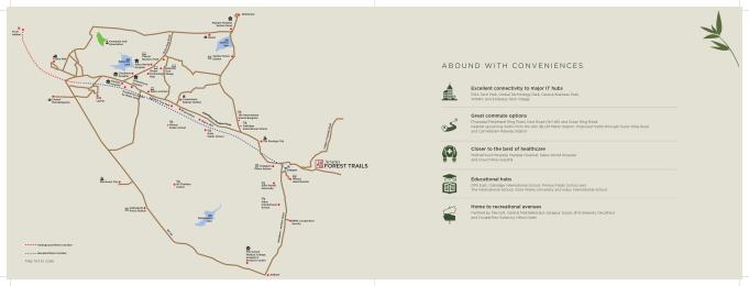 Arvind Smartspaces Arvind Forest Trails Map - Sarjapur, Bangalore East ...