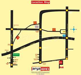 Arya Homes Arya Shine City Map - Irba, Ranchi Location Map
