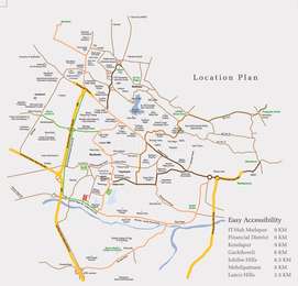 Aryamitra Infratech Builders Aryamitra Tangrilla Map - Manikonda ...