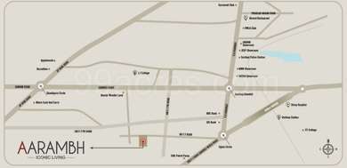 Aryanparv Realty LLP Aryanparv Aarambh Map - Paldi, Ahmedabad West ...