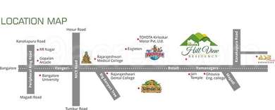 ASB Developers ASB Basava Hill View Residency Map - Ramanagara ...