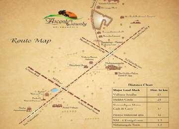 Ascent Builders Ascent County Map - Nelamangala, Bangalore Location Map
