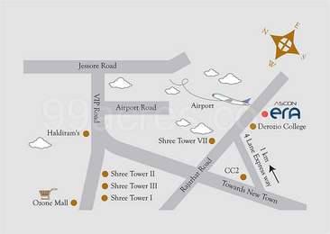 Ascon Infrastructure India Builders Ascon Era Map - Chinar Park ...