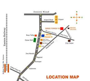 Ascon Infrastructure India Builders Ascon Shree Tower 7 Map - Rajarhat ...